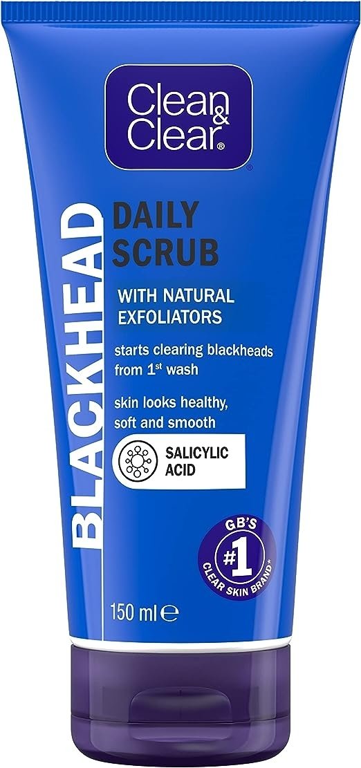 CLEAN & CLEAR® Blackhead Clearing Daily Scrub – 150ml – chinox Cosmetics